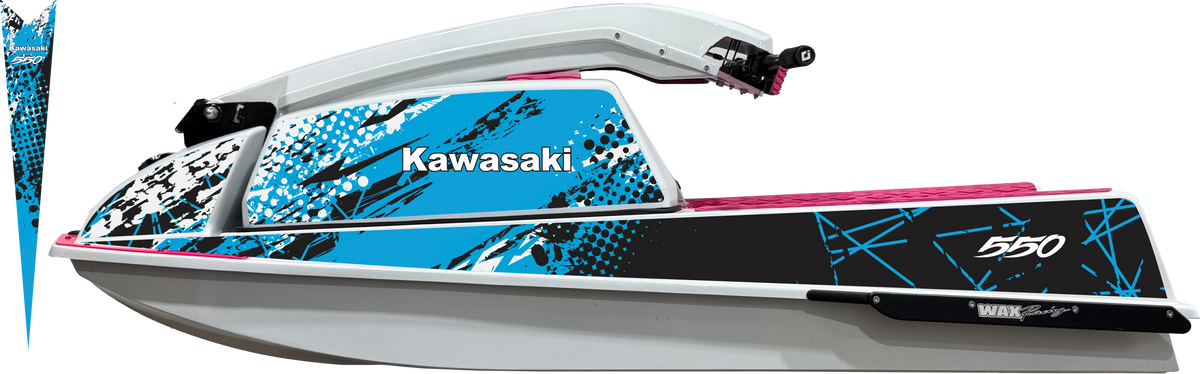 Kawasaki 550 Jet Ski Decal Kit – Showtime Freestyle